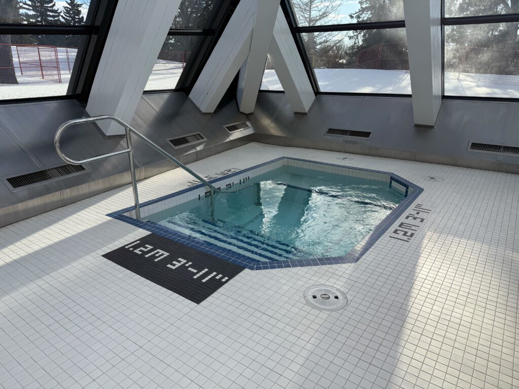 We got a first look at North America's first indoor triathalon centre