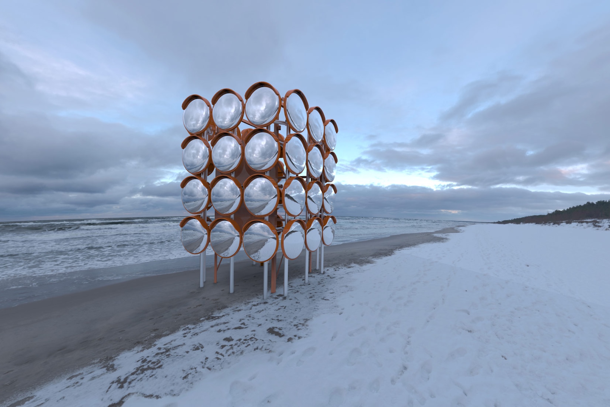 Toronto’s Winter Stations unveiled new beachfront installations